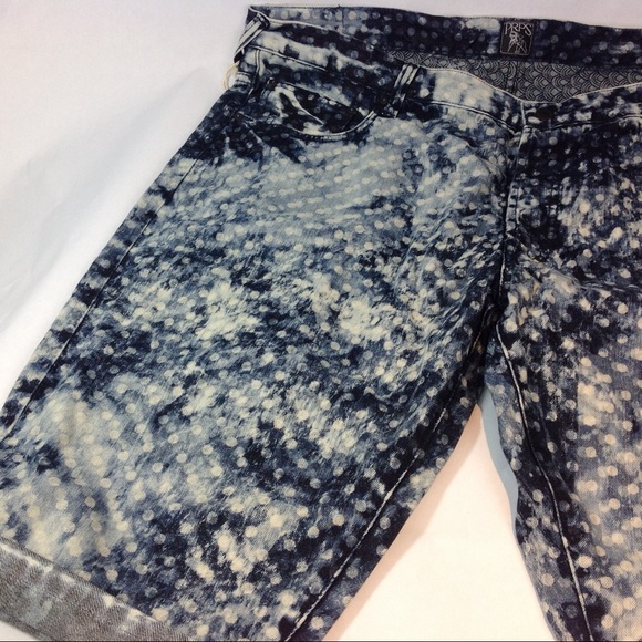 PRPS | Shorts | Prps Goods Men Acid Washed Indigo Fade Shorts | Poshmark